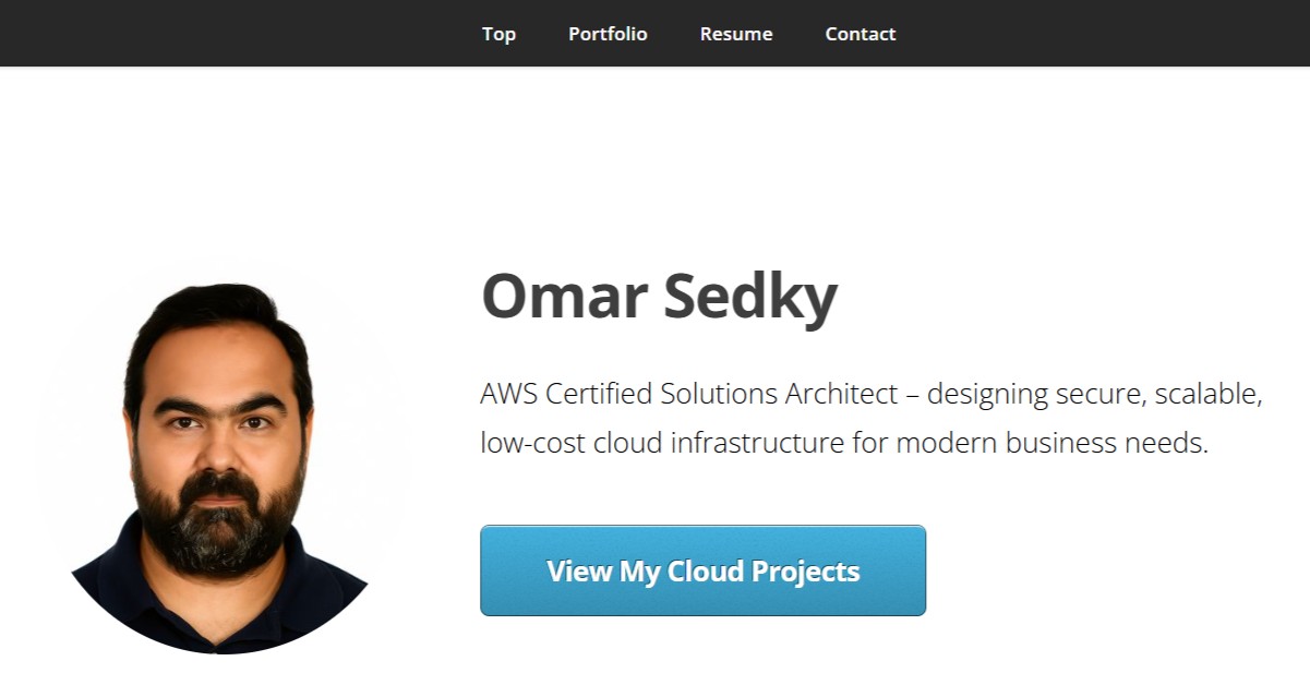 Omar Sedky - Cloud Portfolio